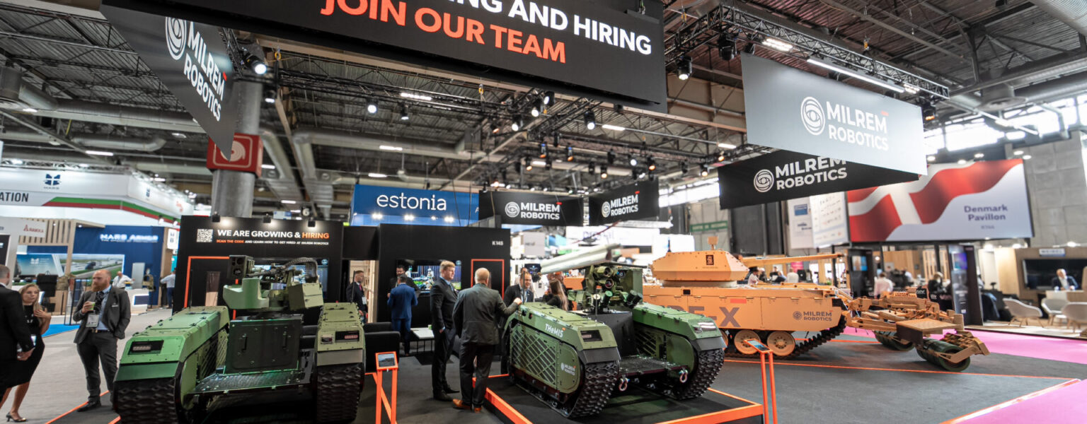 Milrem Robotics’ Combat UGVs flood Eurosatory 2024 - Milrem
