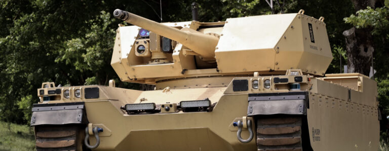 KONGSBERG and Milrem Robotics perform first live firing from the Type-X ...