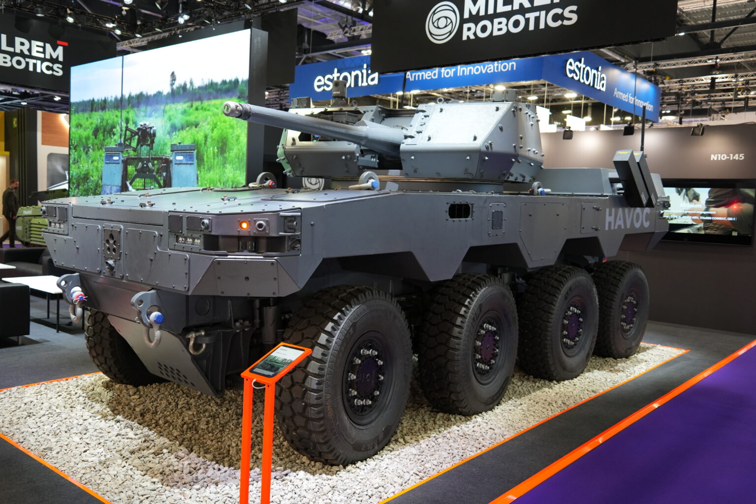 Milrem Robotics Launches the HAVOC RCV in Europe at DSEI 2025 - Milrem
